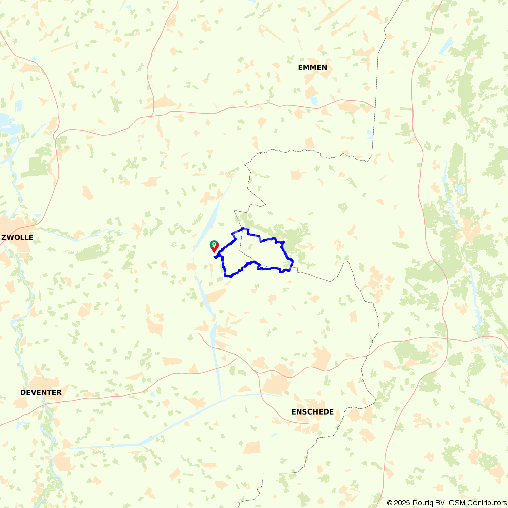 133638 The Twente-German border area near the Engbertsdijksvenen
