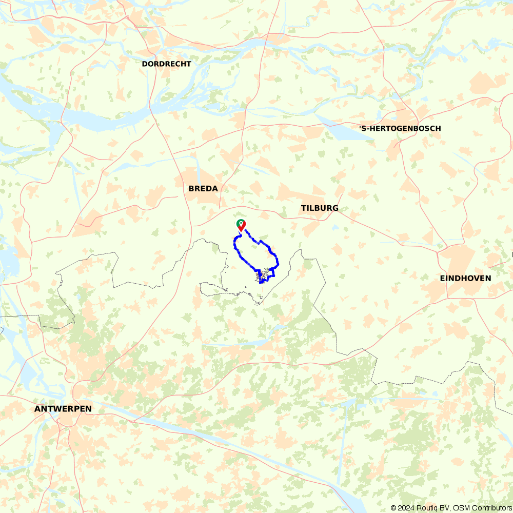 ABC route - Alphen-Chaam - Cycling route | Route.nl