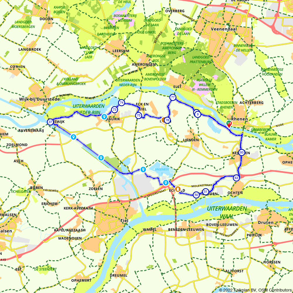 Cycling through the floodplains of the Lower Betuwe - Buren - Cycling ...