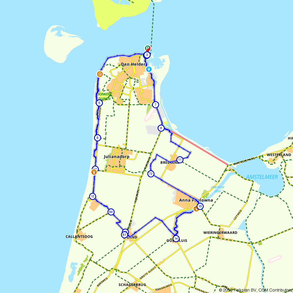 Experience the naval history of Den Helder - Den Helder - Cycling route ...