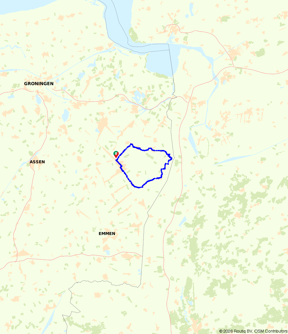 Looking for historical traces around Bourtange - Stadskanaal - Cycling ...