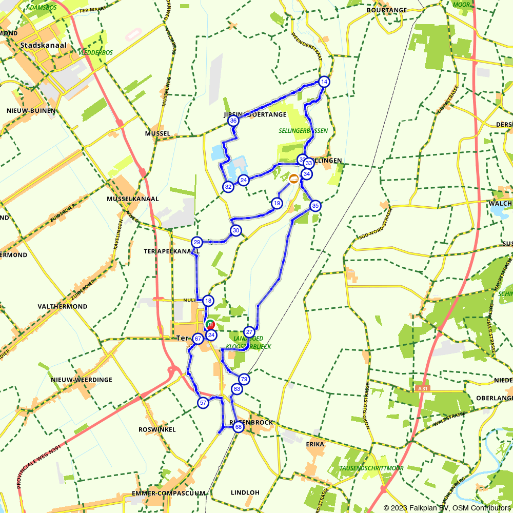 A visit to Ter Apel Monastery - Westerwolde - Cycling route | Route.nl