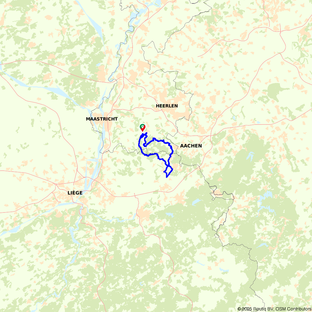 Terrace route Vijlenerbos - Gulpen-Wittem - Cycling route | Route.nl