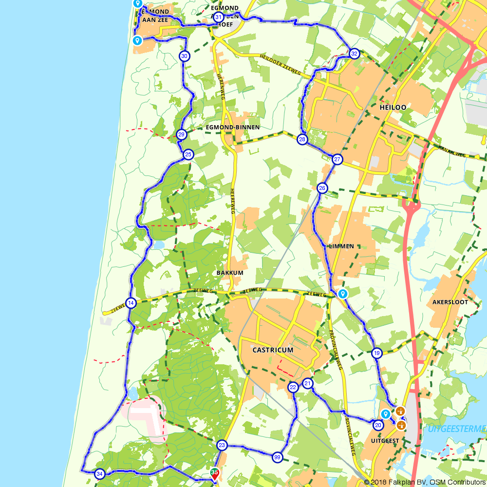 137447 Egmond aan Zee, Limmen and Uitgeest