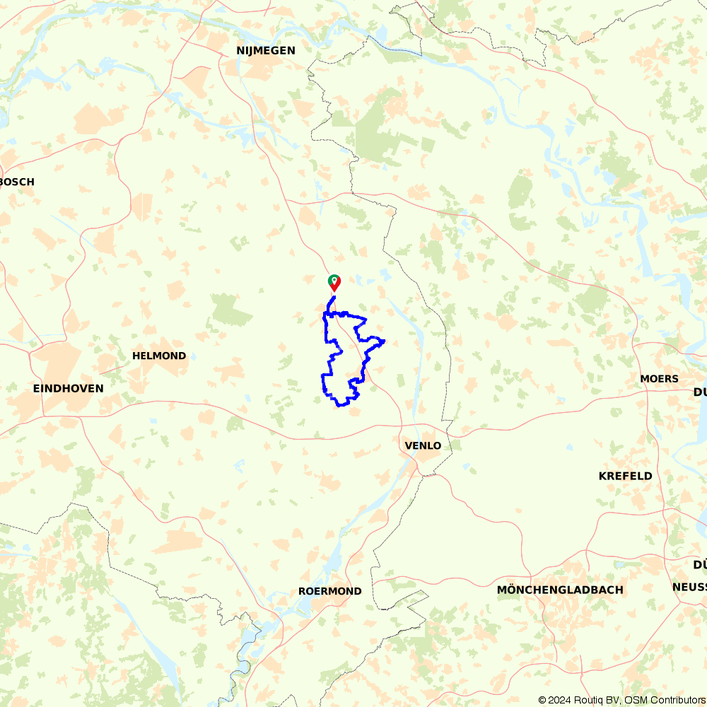 Venray, Horst and America - Venray - Cycling route | Route.nl