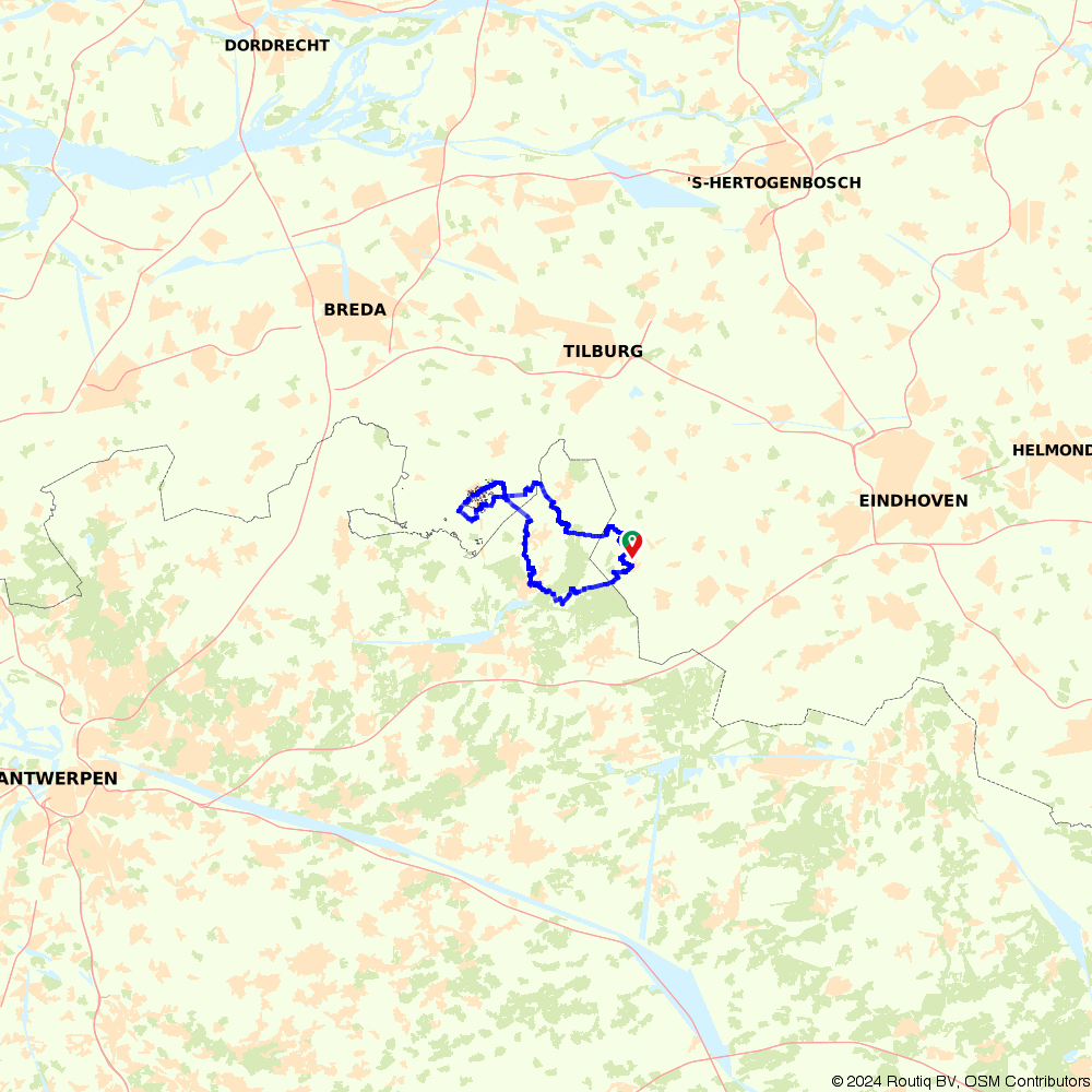 Baarle-Nassau and the silent forests - Reusel-De Mierden - Cycling ...