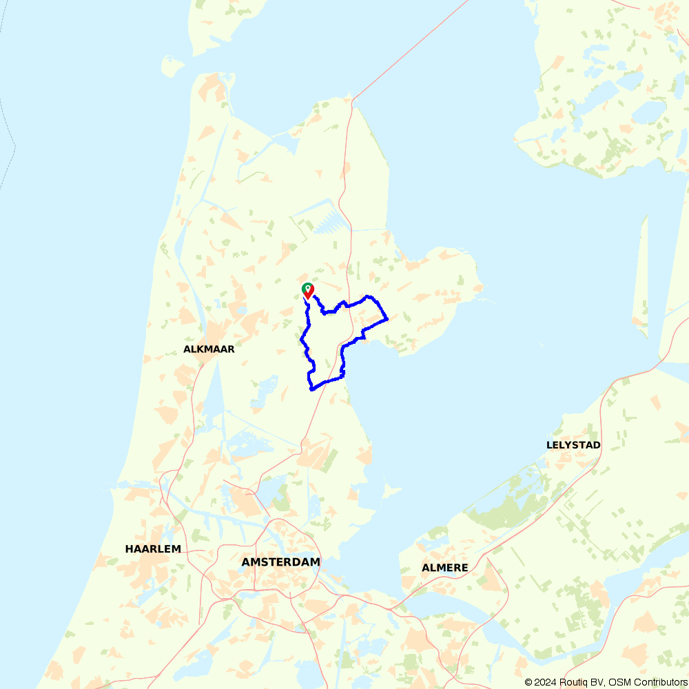 Tour of Hoorn, Wognum and Oosthuizen - Opmeer - Cycling route | Route.nl