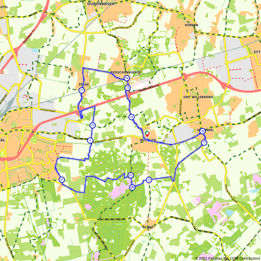 Routiq - 137736 Sprundel and the Rucphense Bossen