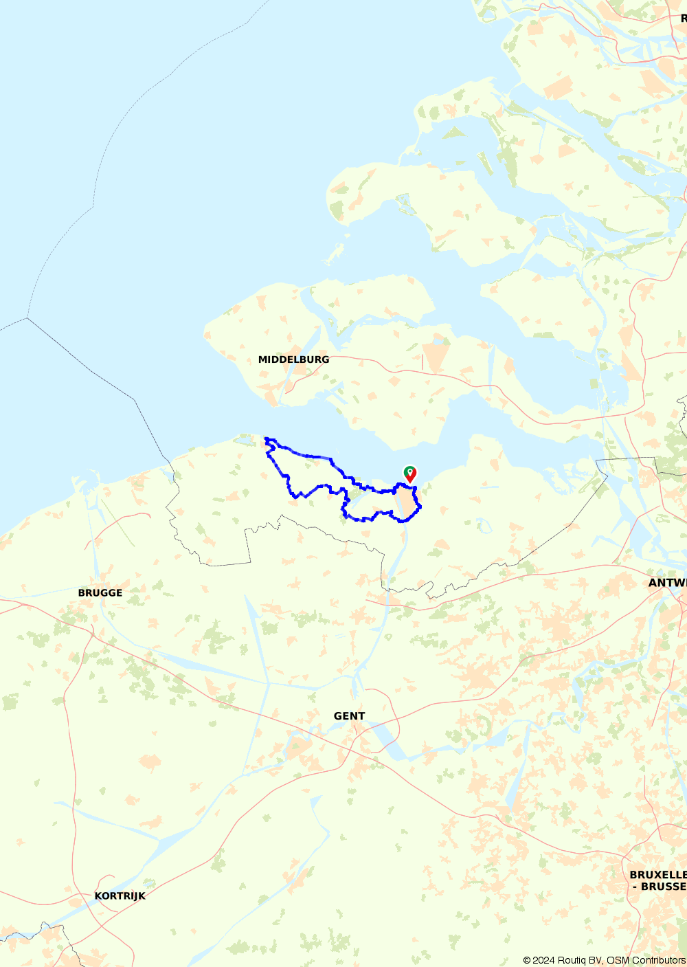 Het open landschap van Zeeuws-Vlaanderen - Terneuzen - Fietsroute ...