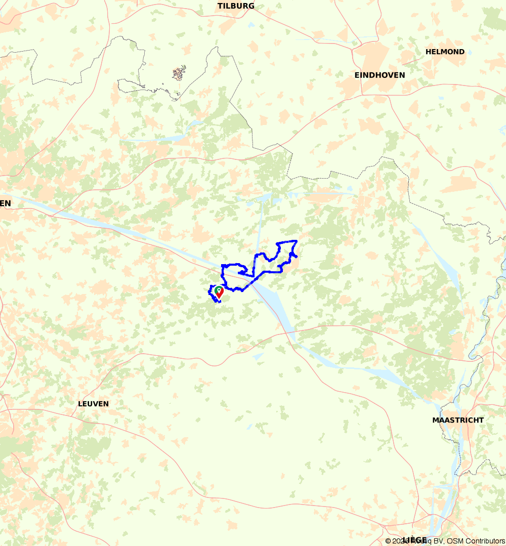 Tessenderlo, Oostham and Kwaadmechelen - Tessenderlo - Cycling route ...