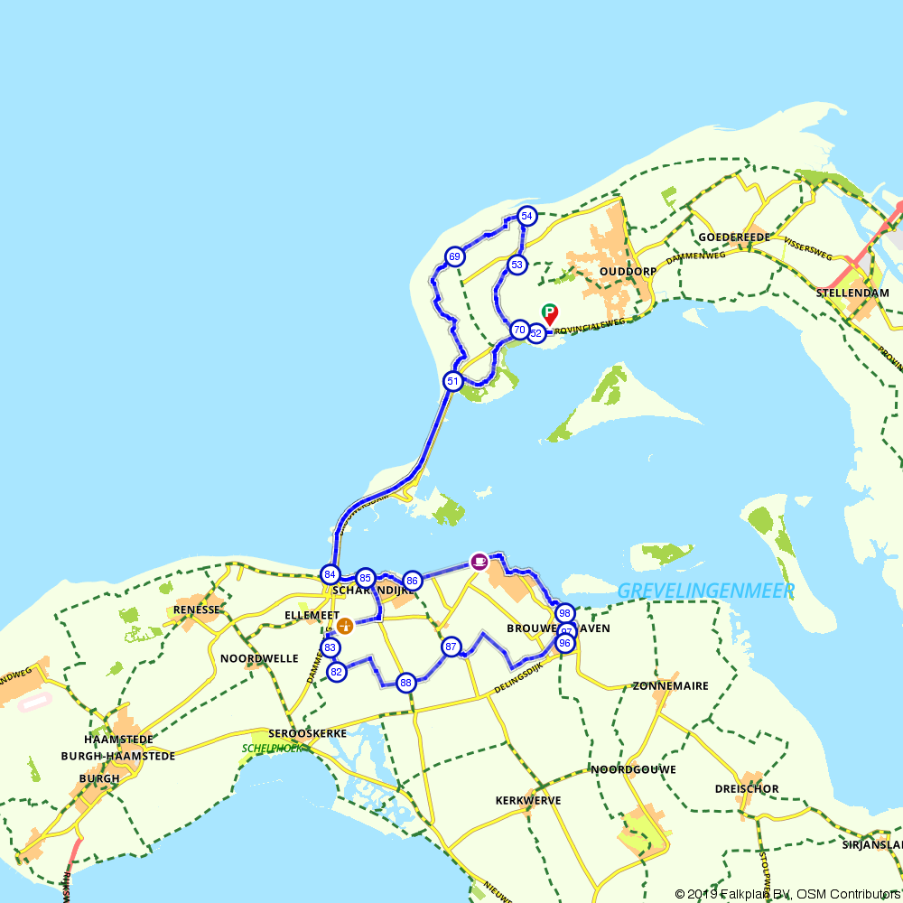 138562 Cycling on the Brouwersdam