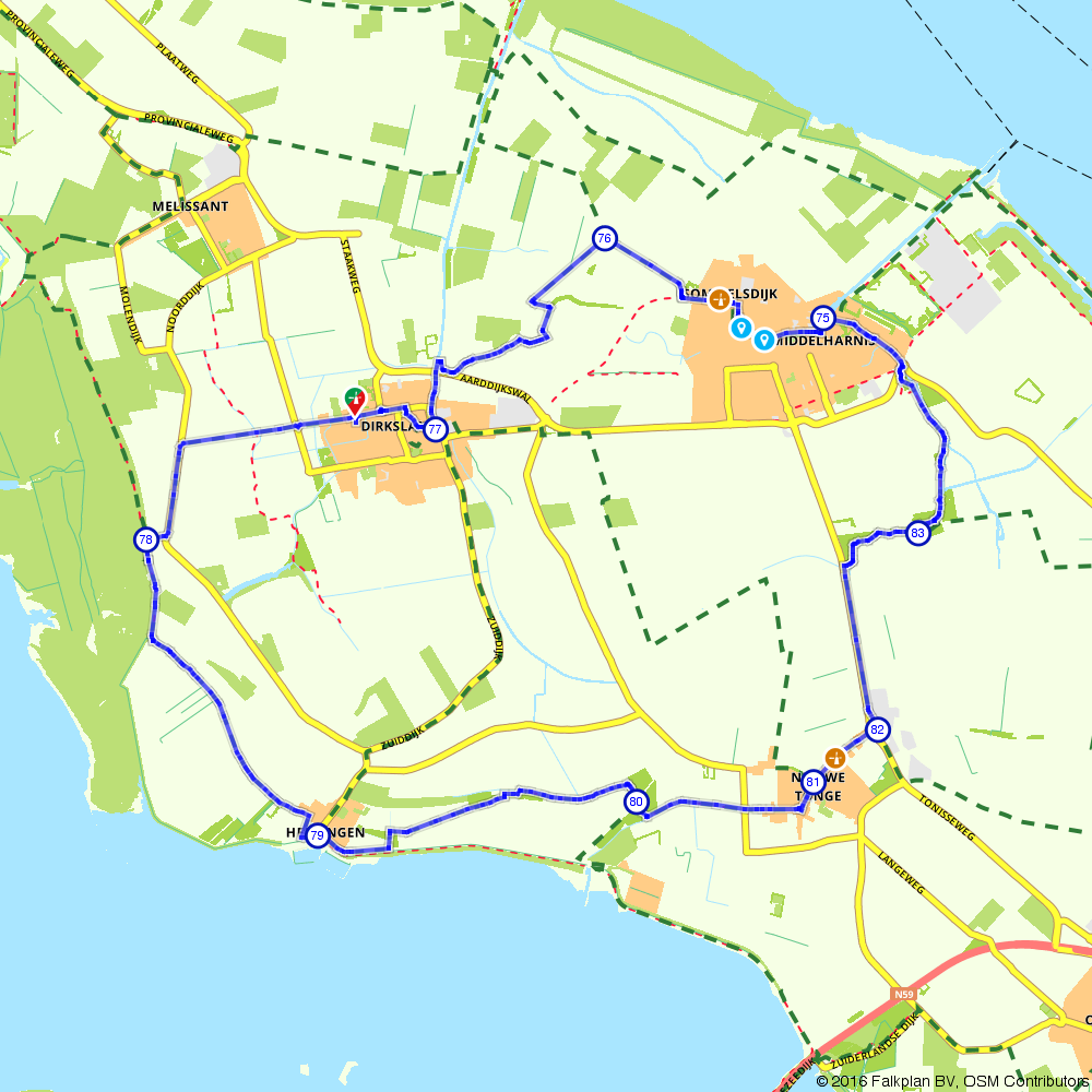 138571 Dirksland, Nieuwe-Tonge and Middelharnis