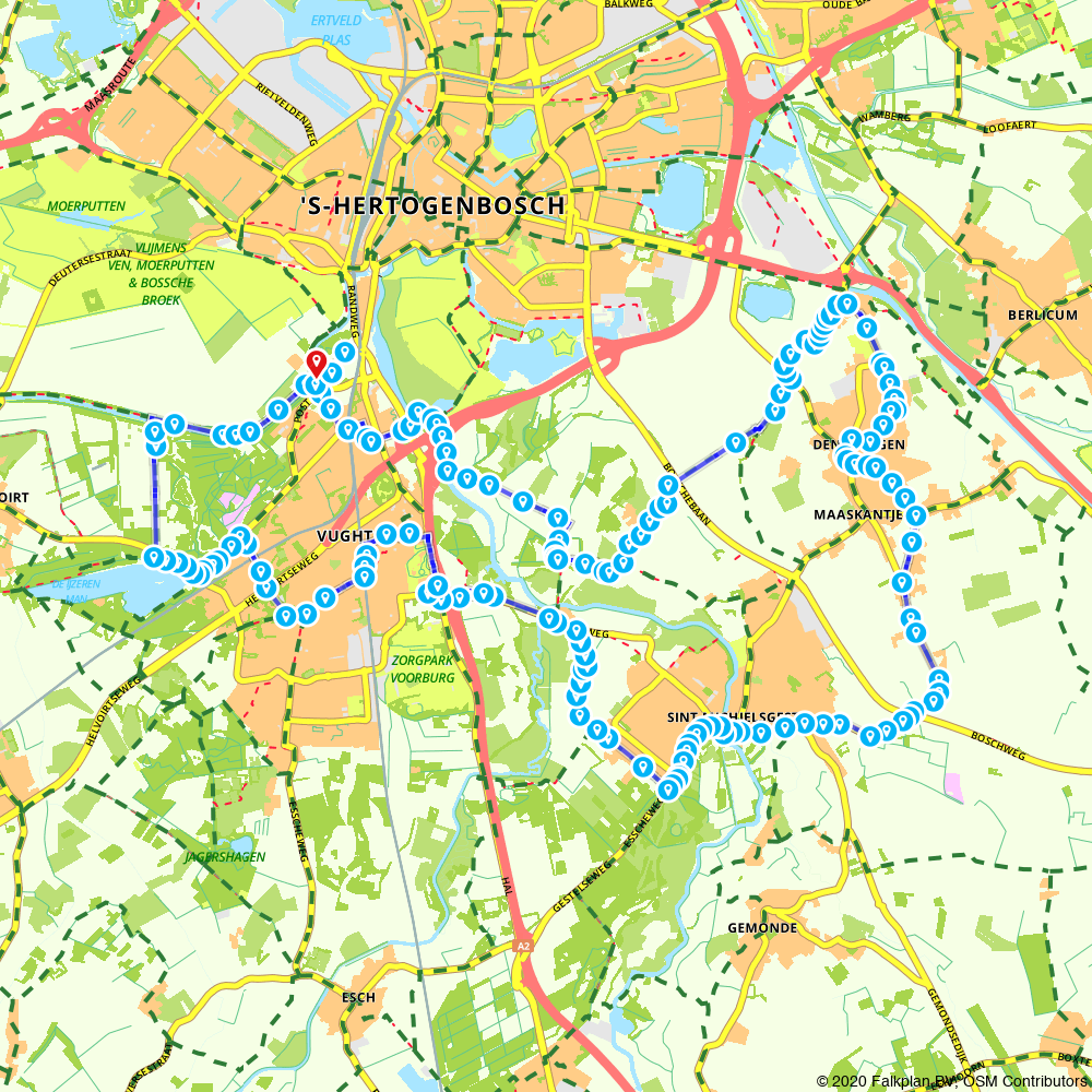 1393504 FGDD WW - ANWB Liberation Route Vught 33.4km (1393504)