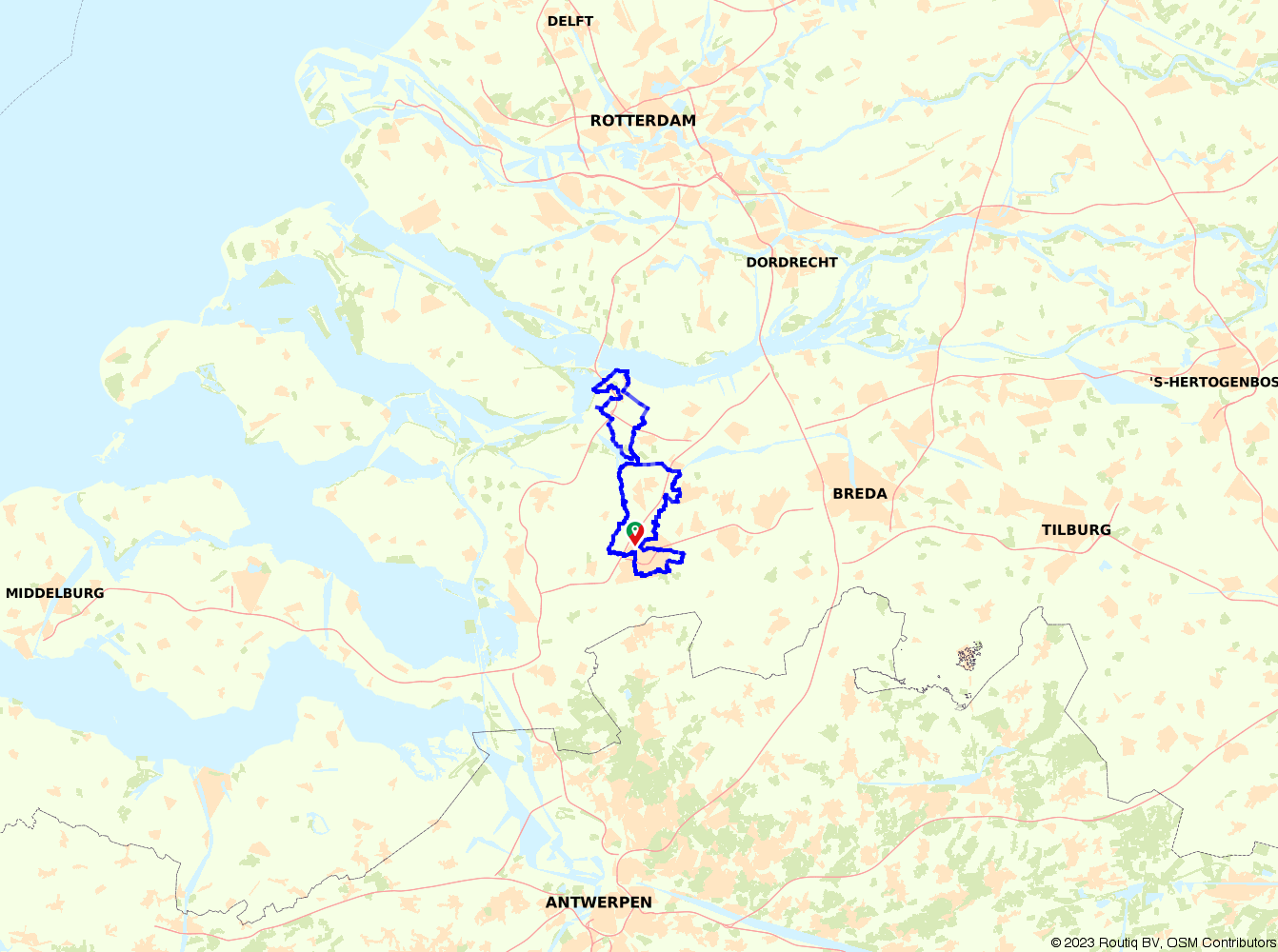 Een bezoek aan Willemstad van uit Roosendaal - Roosendaal - Fietsroute | Route.nl