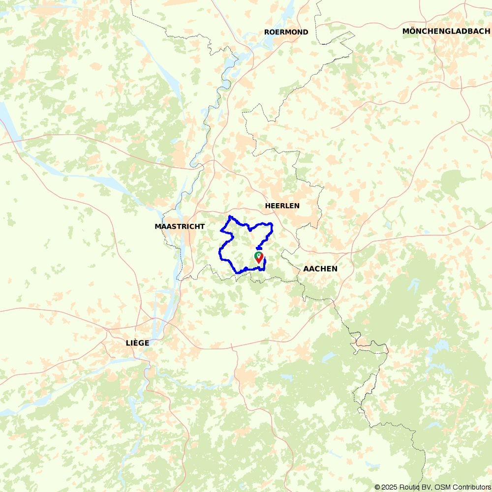 A visit to Valkenburg from Epen - Gulpen-Wittem - Cycling route | Route.nl