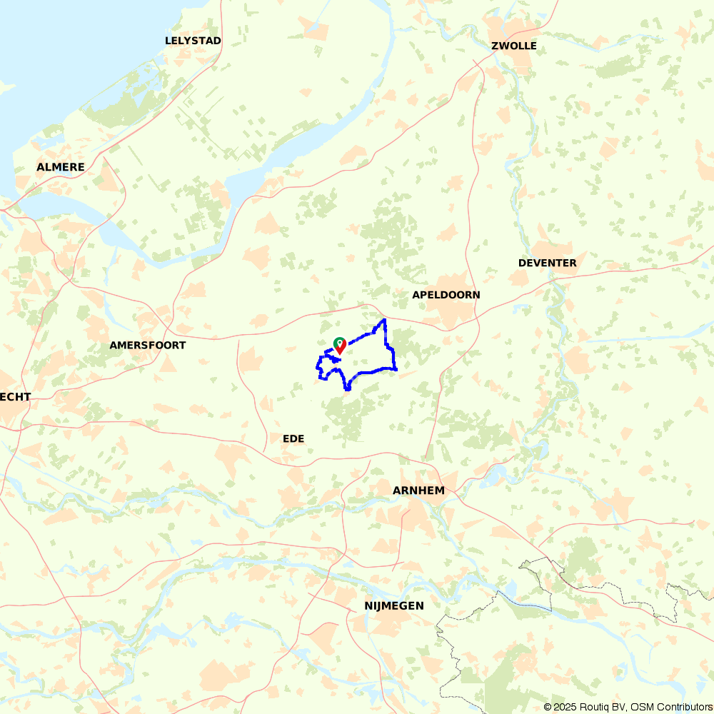 Cycling tour Harskamp and Radio Kootwijk - Ede - Cycling route | Route.nl
