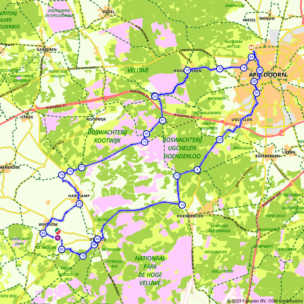 140594 By bike to Het Loo from Wekerom