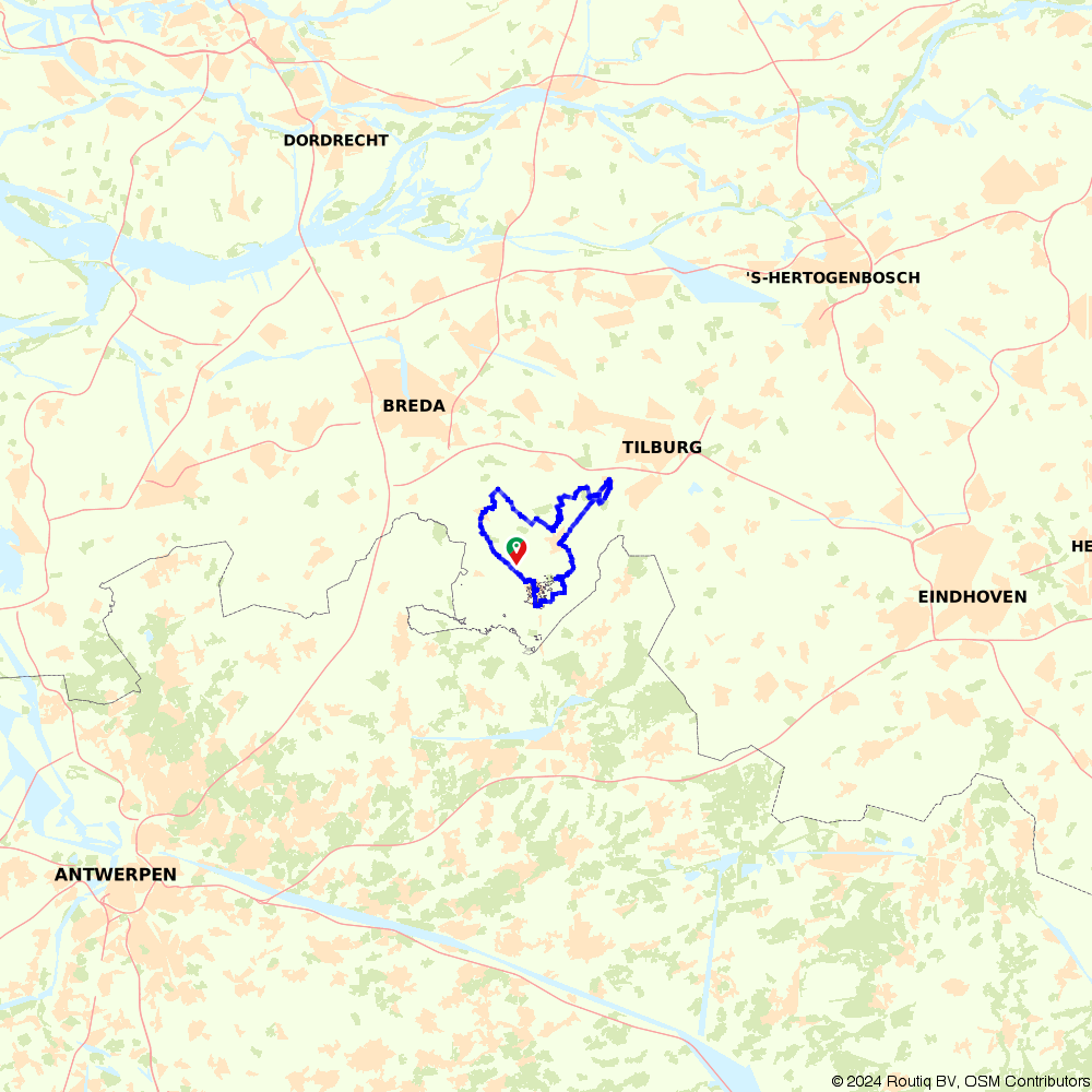 Around Barle - Baarle-Nassau - Cycling route | Route.nl