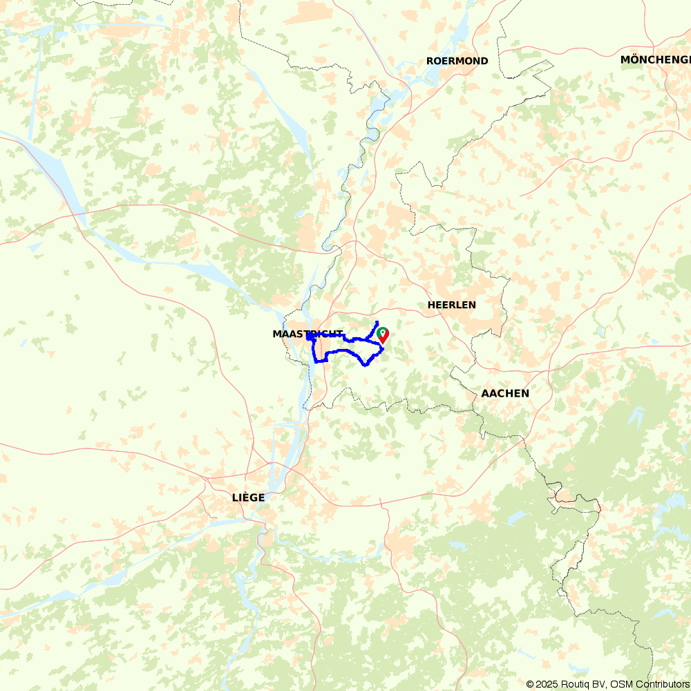 Rondje Maastricht vanuit Valkenburg - Eijsden-Margraten - Fietsroute ...