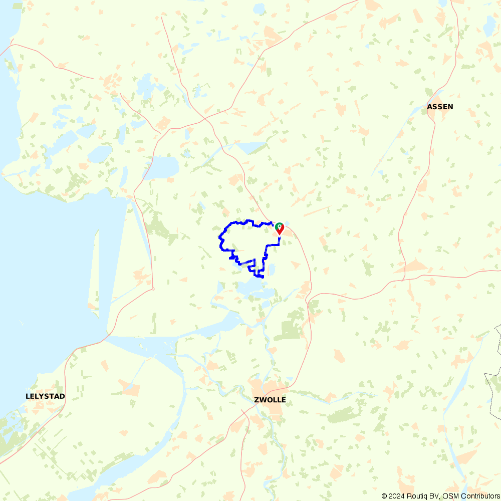 Schatten uit het veen - Steenwijkerland - Fietsroute | Route.nl