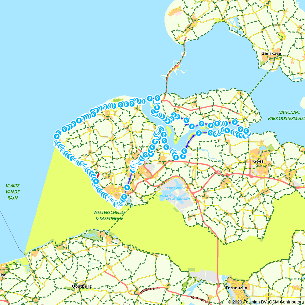 Routiq - 1437232 Rondje Veerse Meer en de kop van Walcheren 99KM GPX