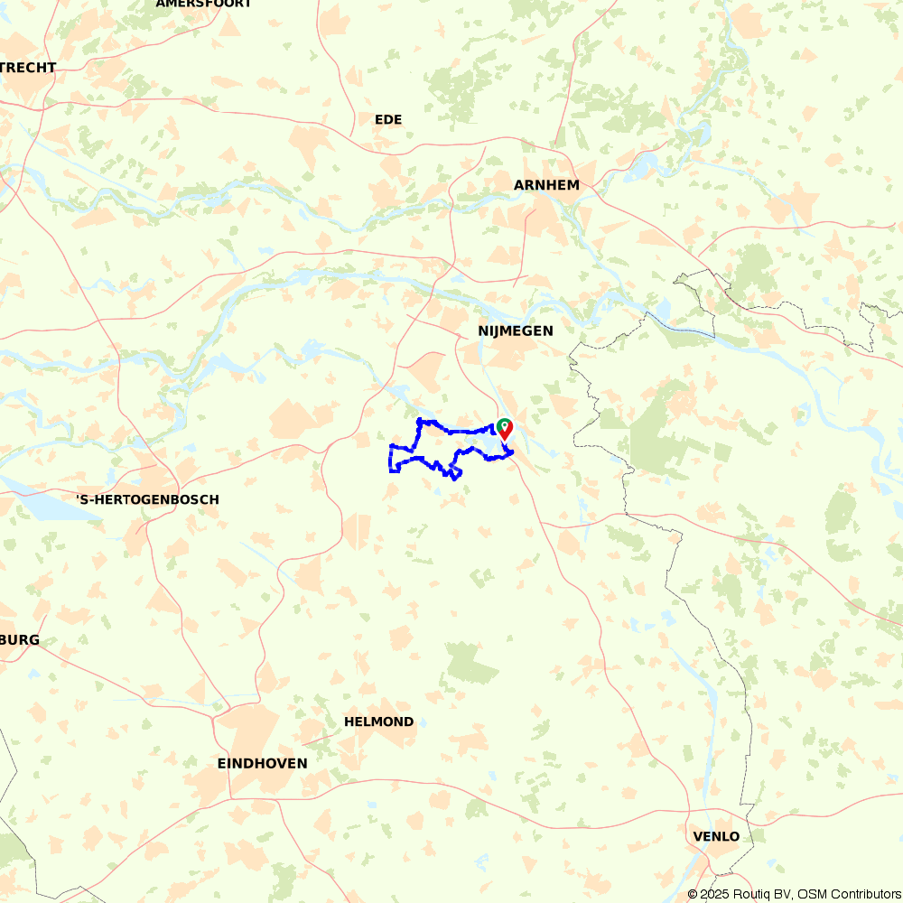 From Cuijk along the water and through the fields - Cuijk - Cycling ...