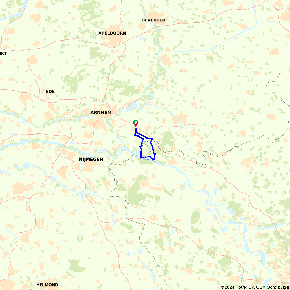 Tour Zevenaar Elten Tolkamer 1.5 hours - Zevenaar - Cycling route ...