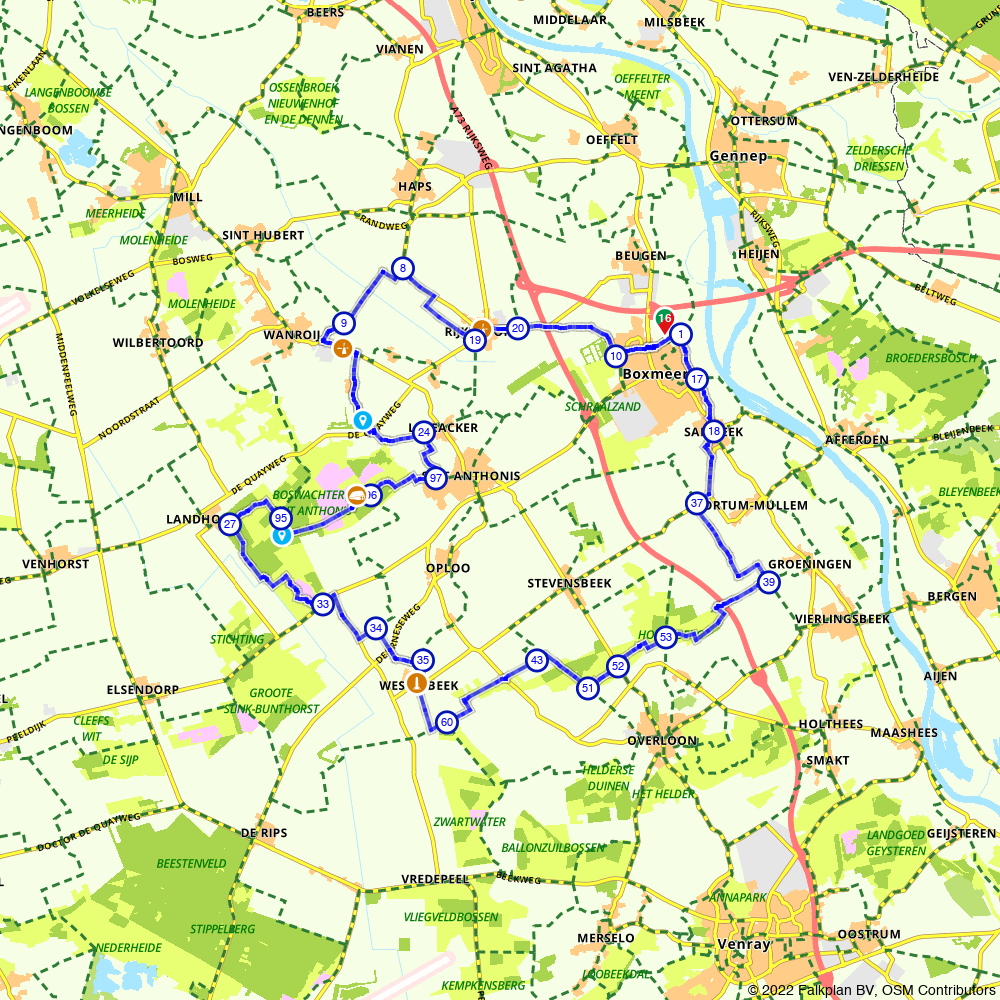 147322 Enjoy the landscape of Boxmeer and surroundings