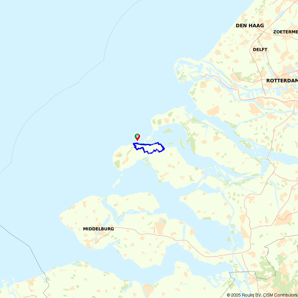 Fietsen langs het Grevelingenmeer - Schouwen-Duiveland - Fietsroute ...