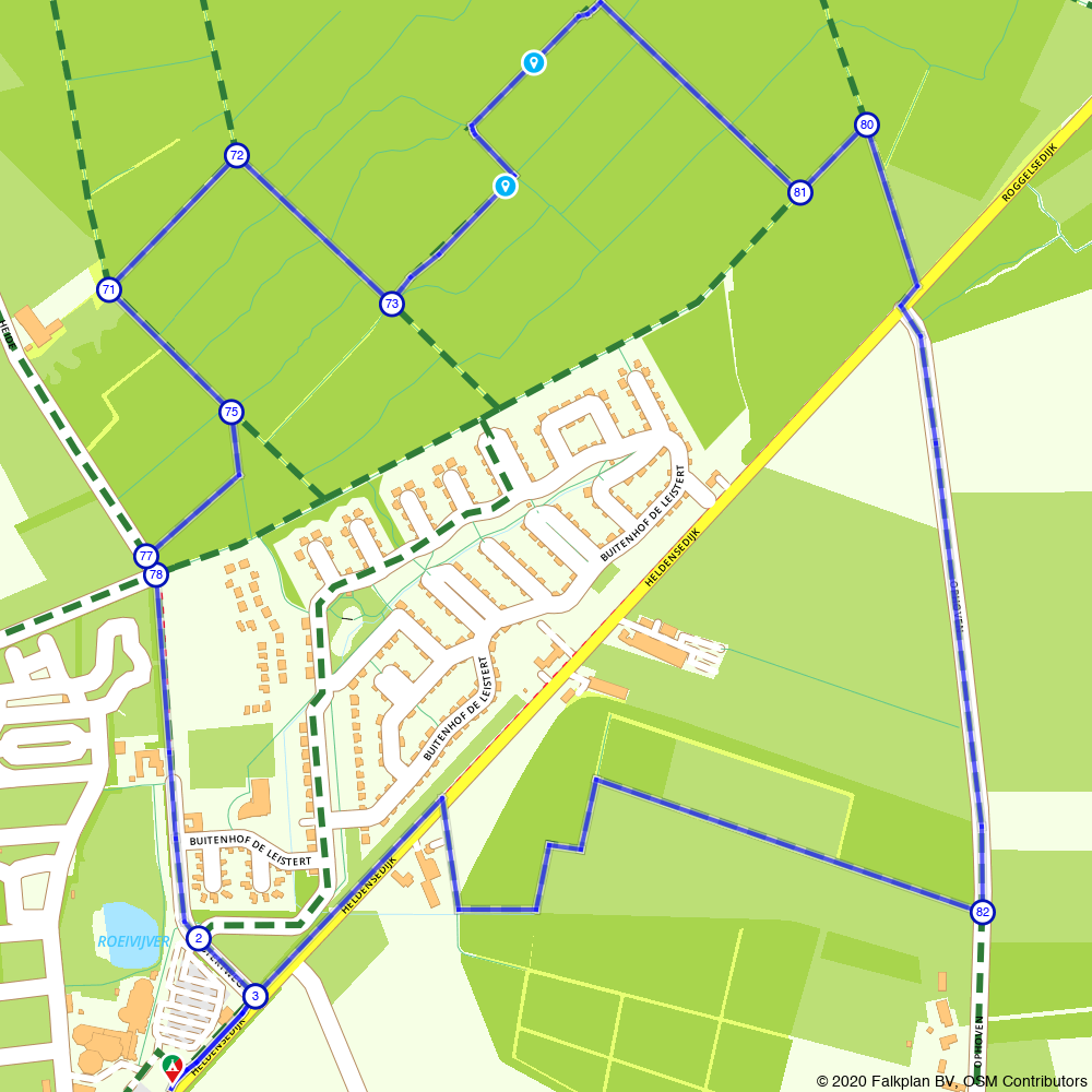 Korte wandelroute bij Roggel - Leudal - Wandelroute | Route.nl