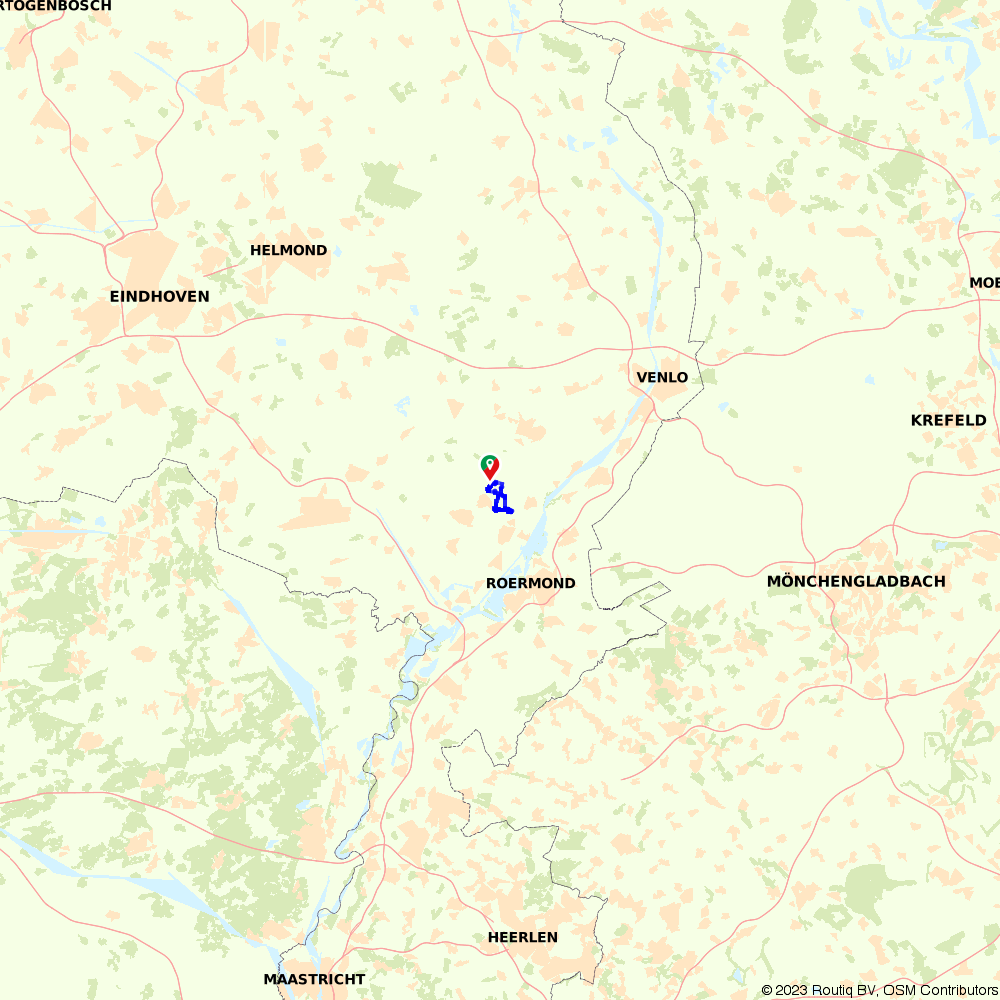 Leudal walking route from Roggel - Leudal - Hiking route | Route.nl