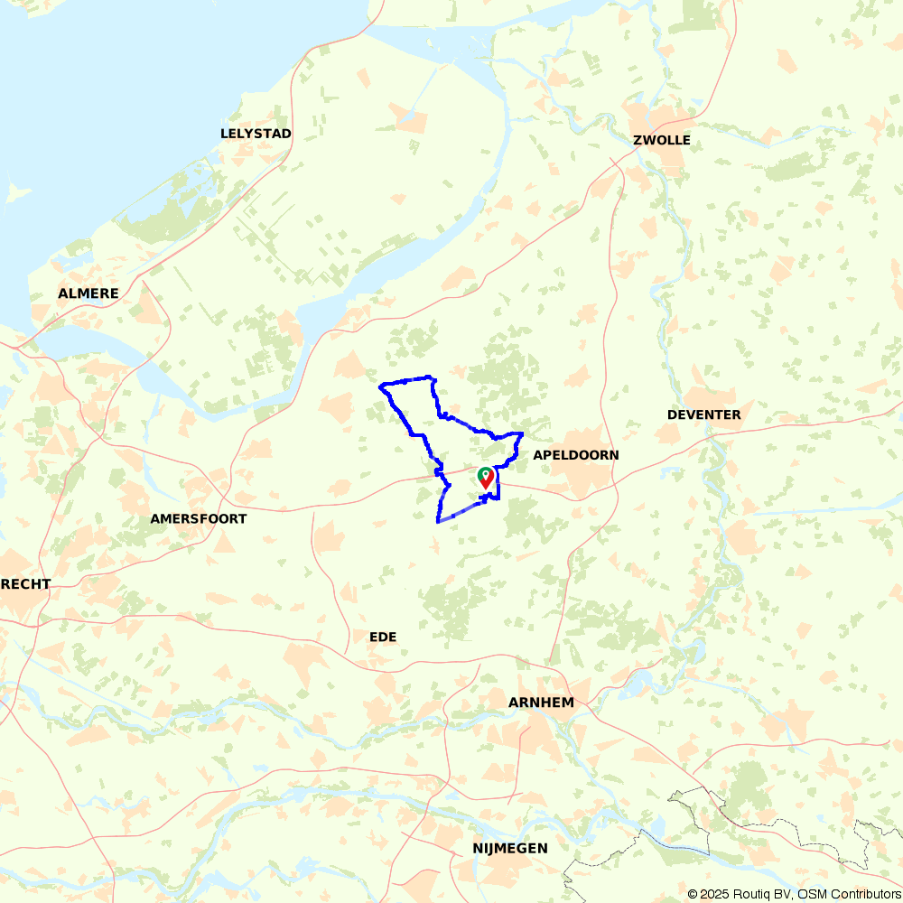 Respect on the Veluwe Exciting History - Apeldoorn - Cycling route ...