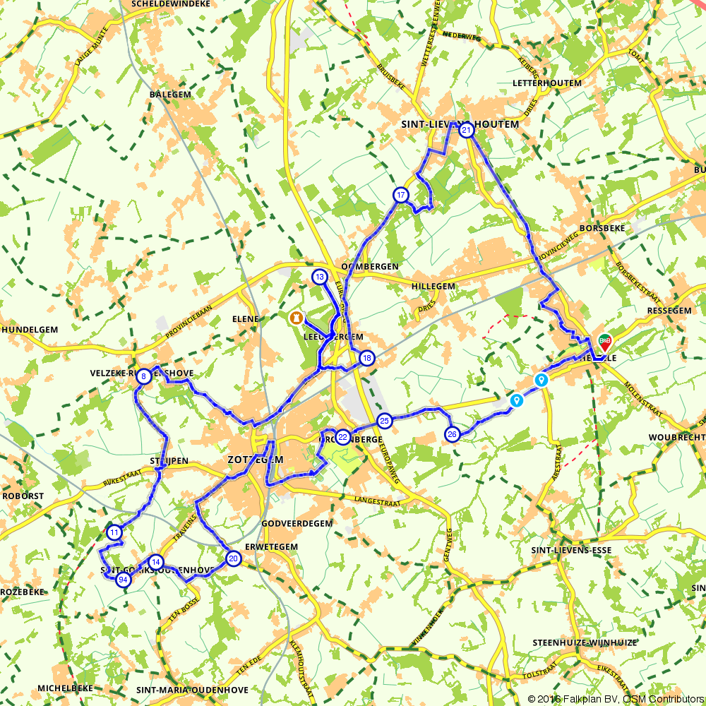 148450 Around Zottegem