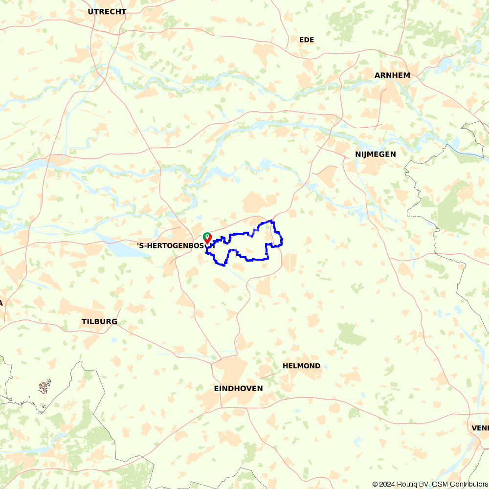 148520 Fietsen rondom Berlicum, Vorstenbosch en Nistelrode