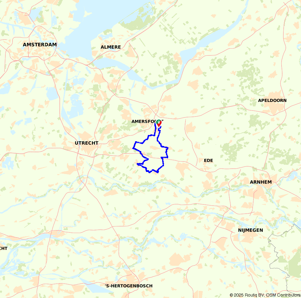 Cycling along the Grebbelinie - Scherpenzeel - Cycling route | Route.nl