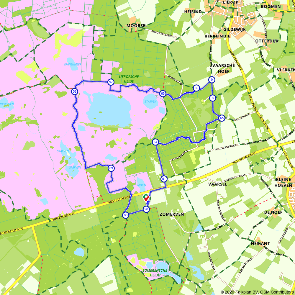 Buntven Someren Tour - Someren - Hiking route | Route.nl