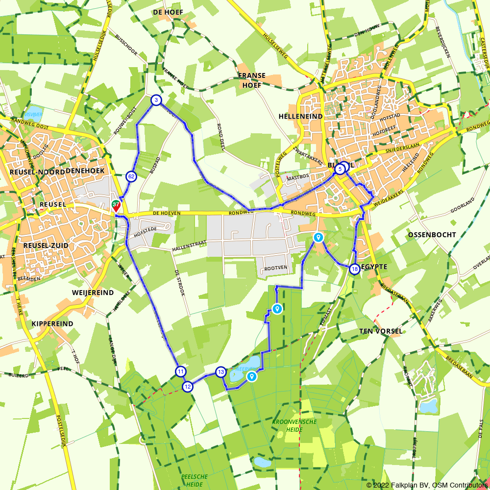 1541219 Walking tour: Reusel and Bladel