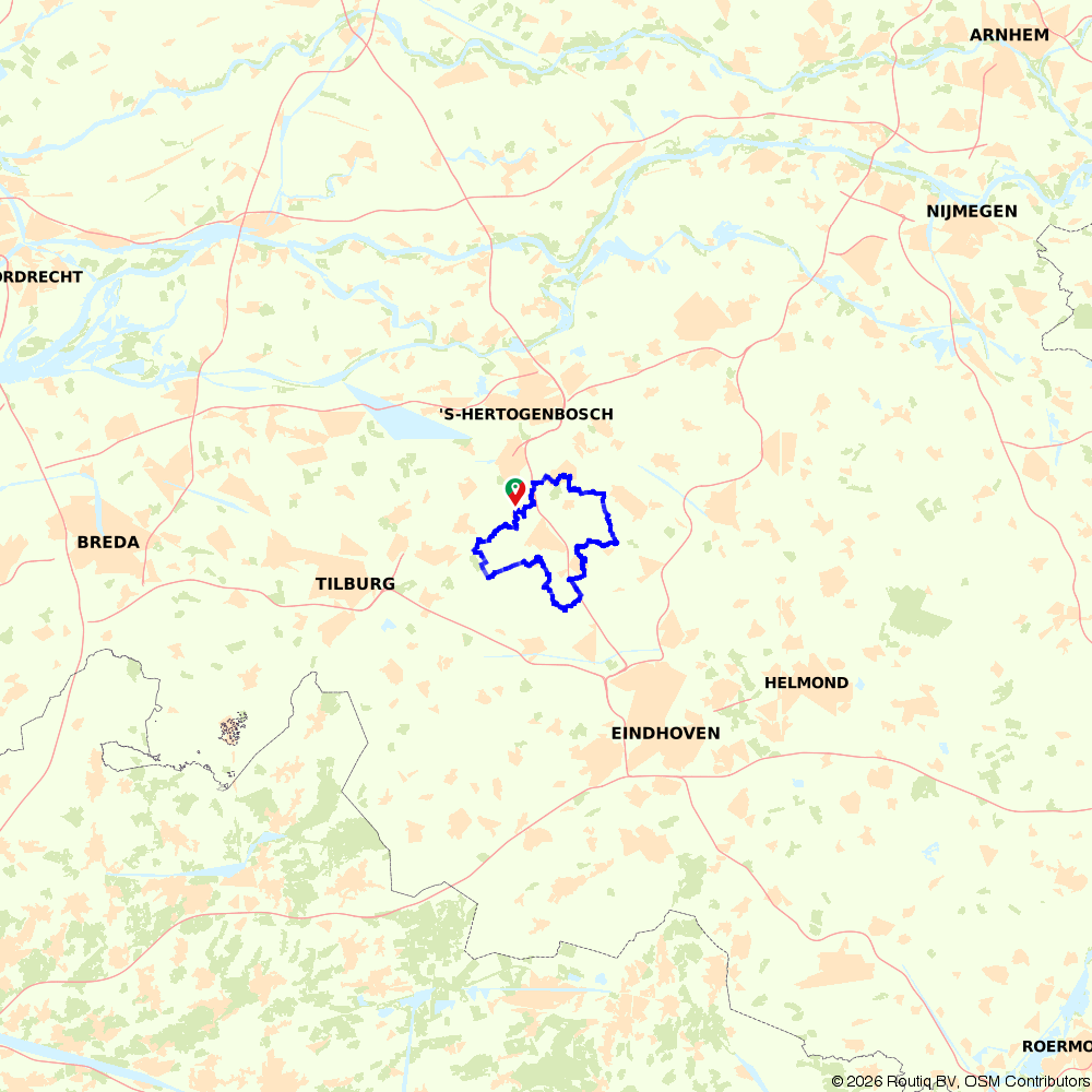 Discover beautiful Brabant by bike - Haaren - Cycling route | Route.nl
