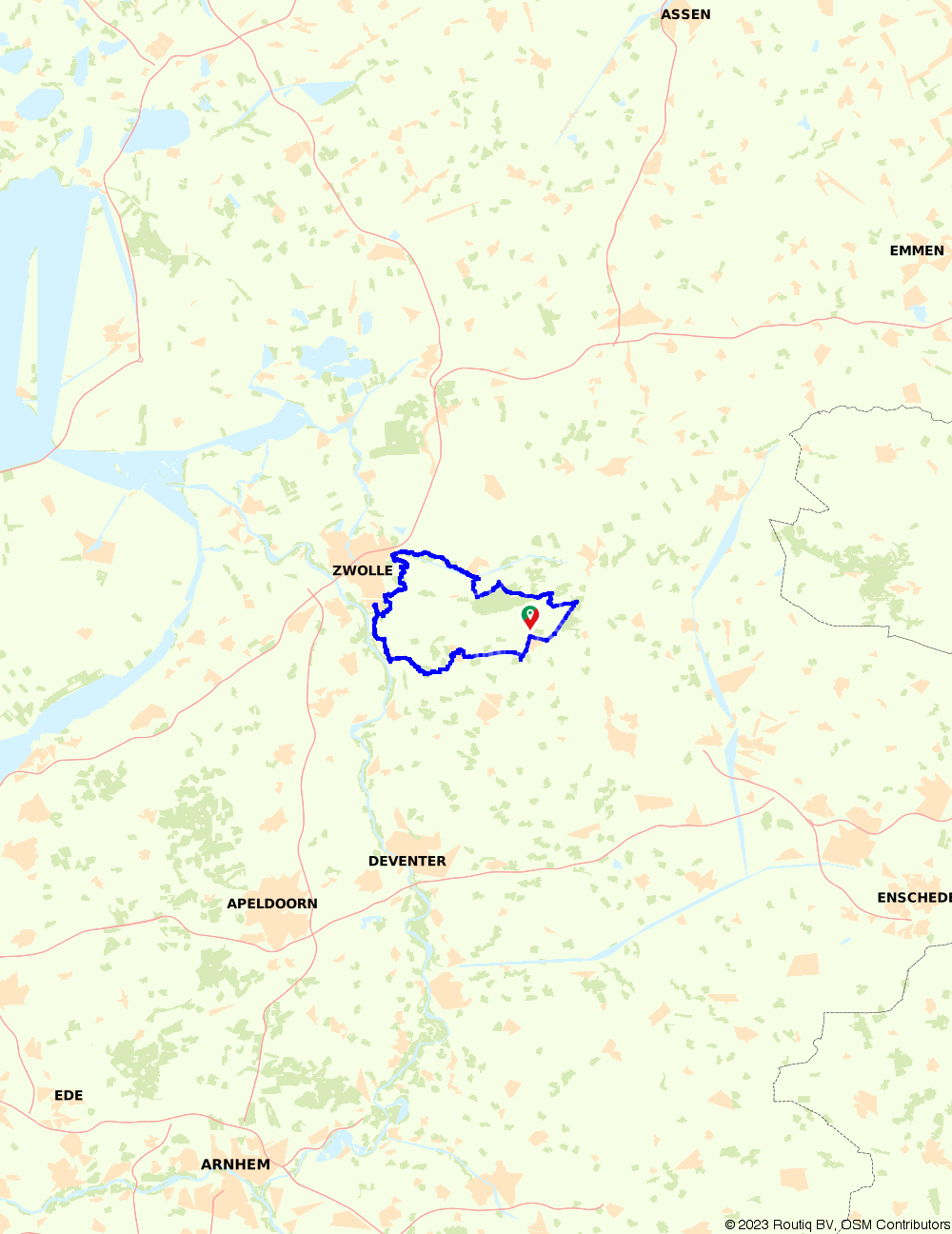 LEMELERVELD - Dalfsen - Cycling route | Route.nl