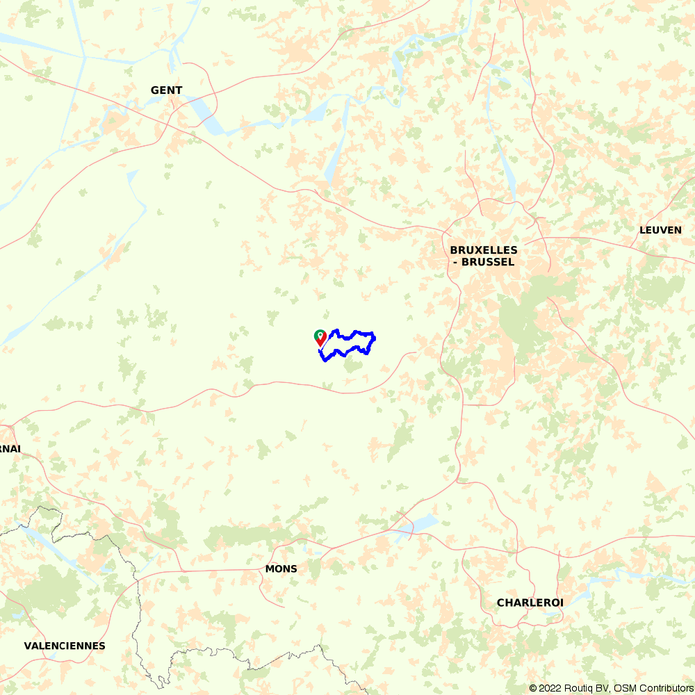 The picturesque Pajottenland - Herne - Cycling route | Route.nl