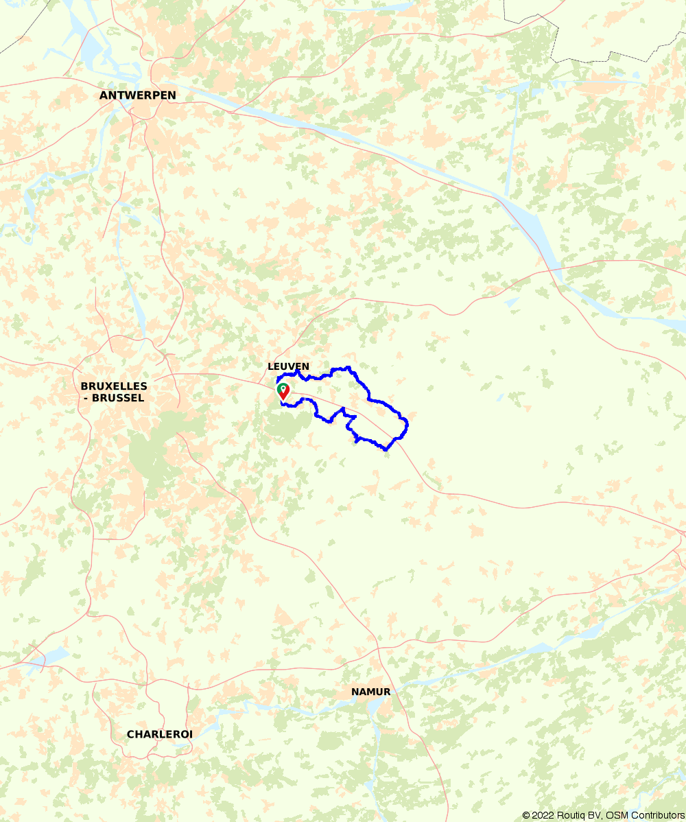 E-bike chapels route - Oud-Heverlee - Cycling route | Route.nl
