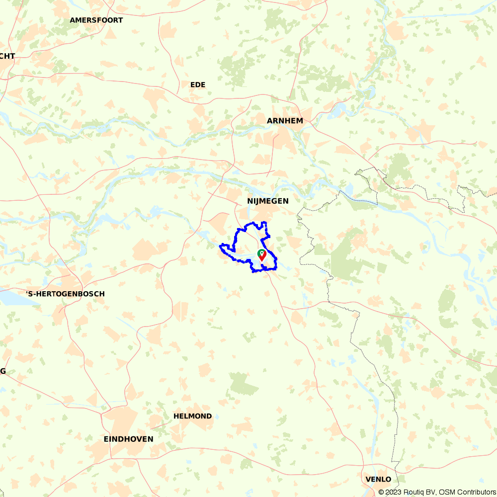 Nijmegen Walking 4 Day Day 4: Cuijk's day - Cuijk - Cycling route ...