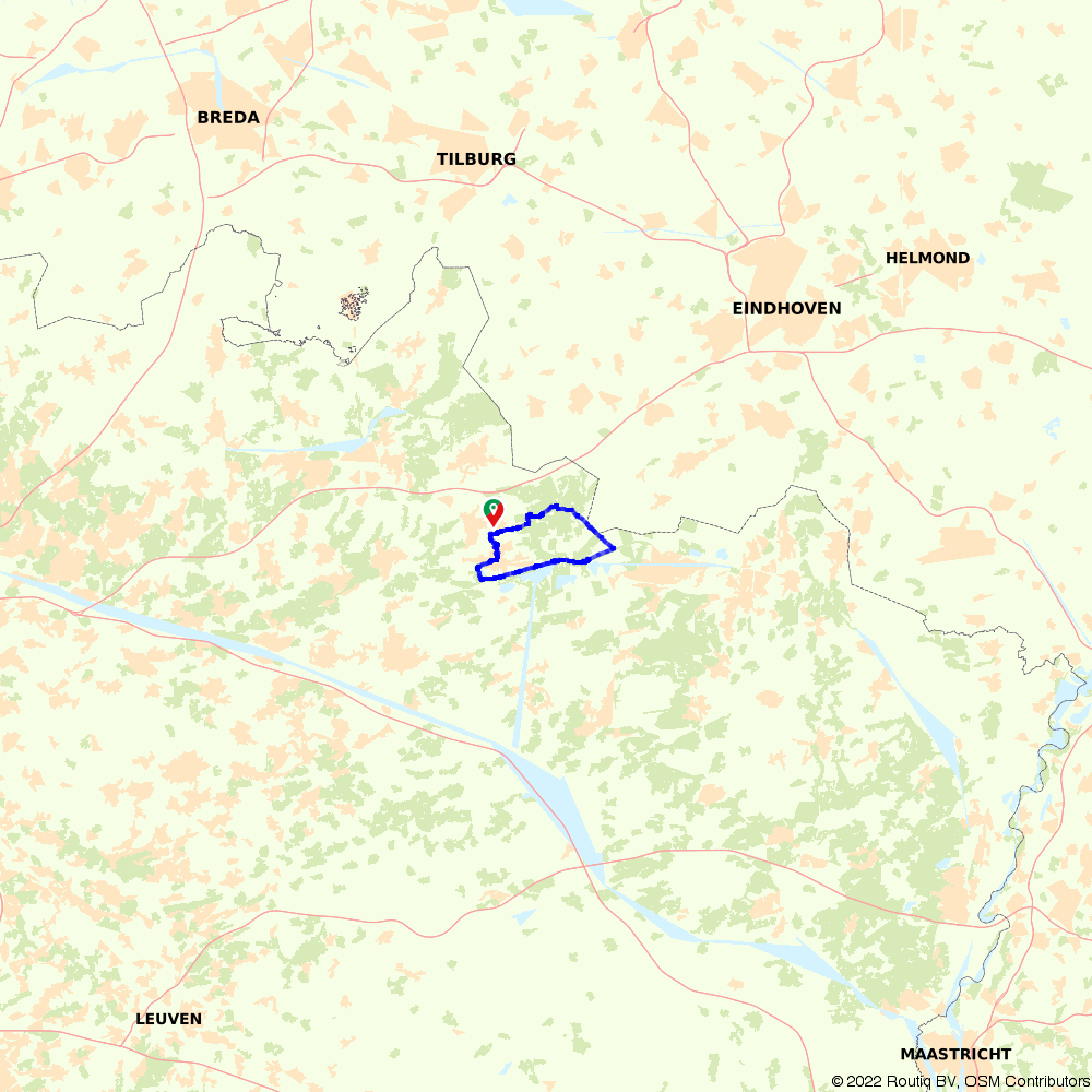 Cycling through the wooded area of Dessel and Postel - Retie - Cycling ...