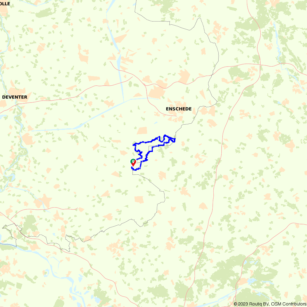 Enjoy the Netherlands and Germany - Vreden - Cycling route | Route.nl