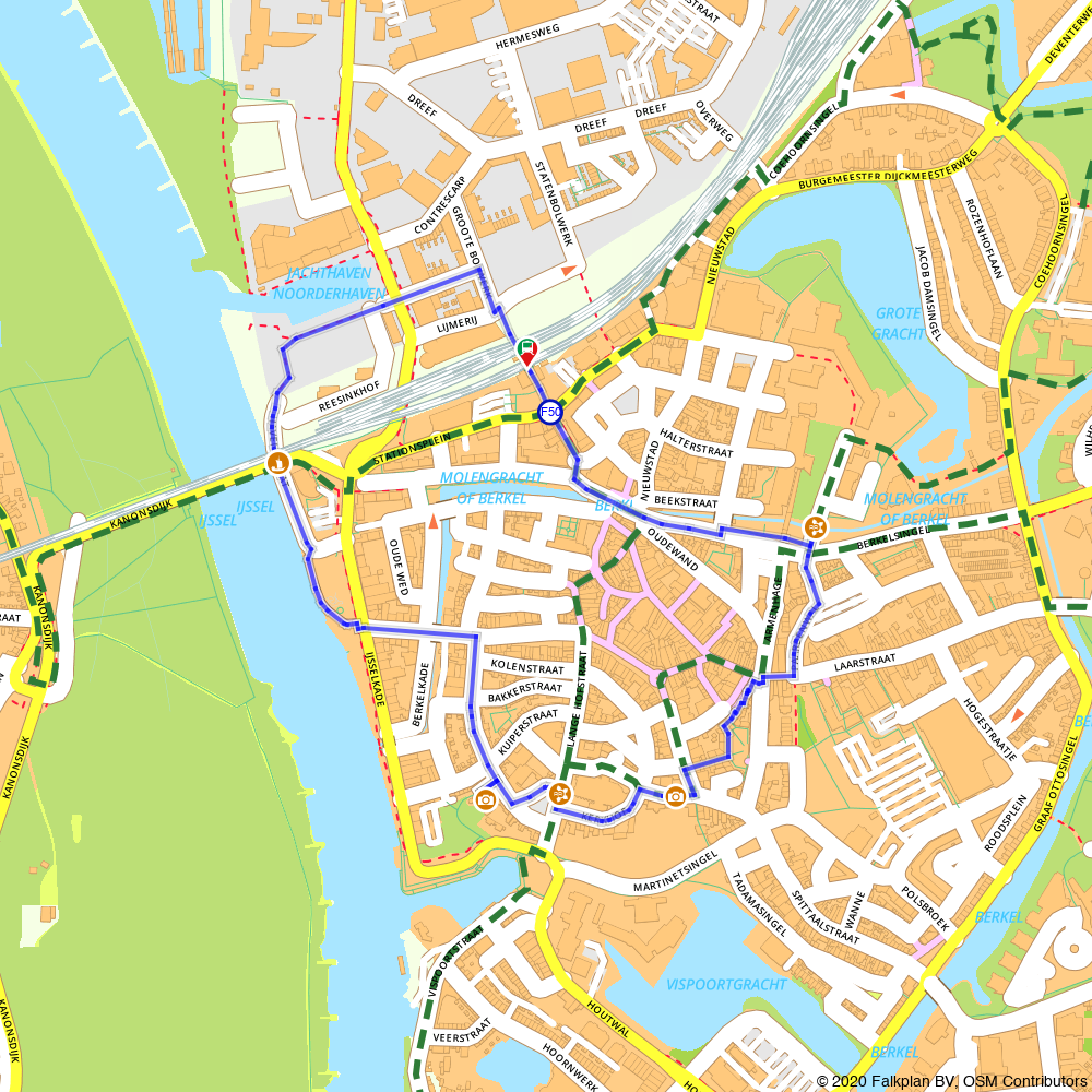 Round Zutphen - Zutphen - Hiking route | Route.nl