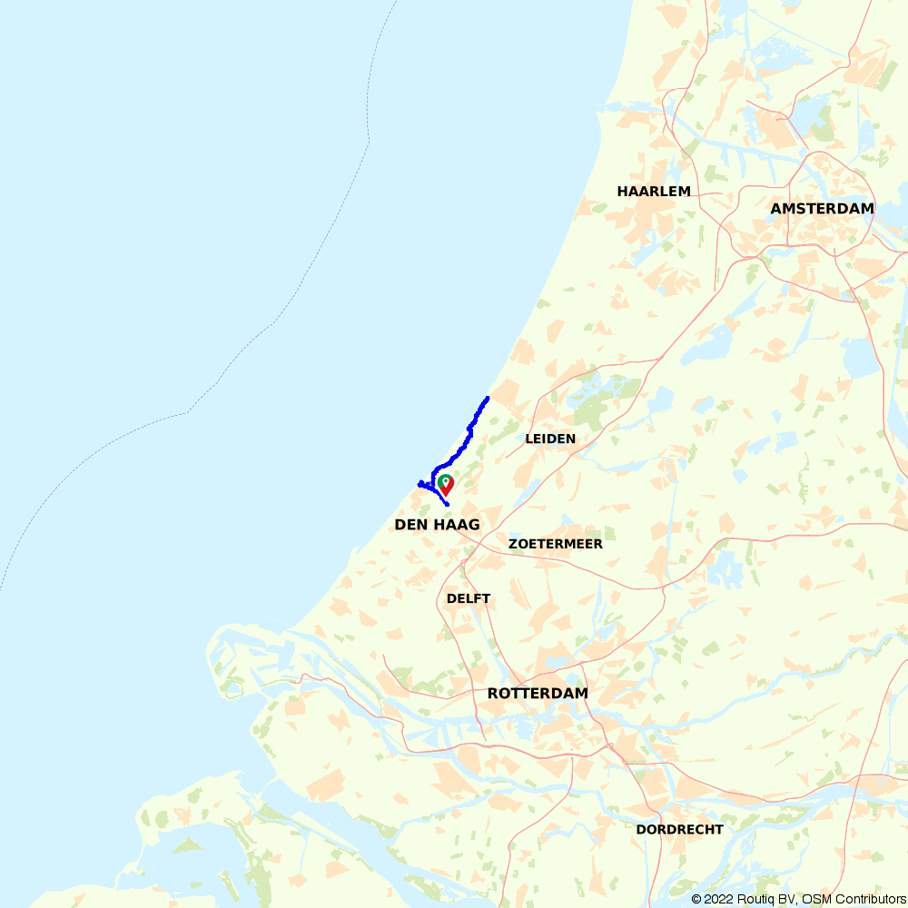 Scheveningen - Katwijk - Den Haag - Fietsroute | Route.nl