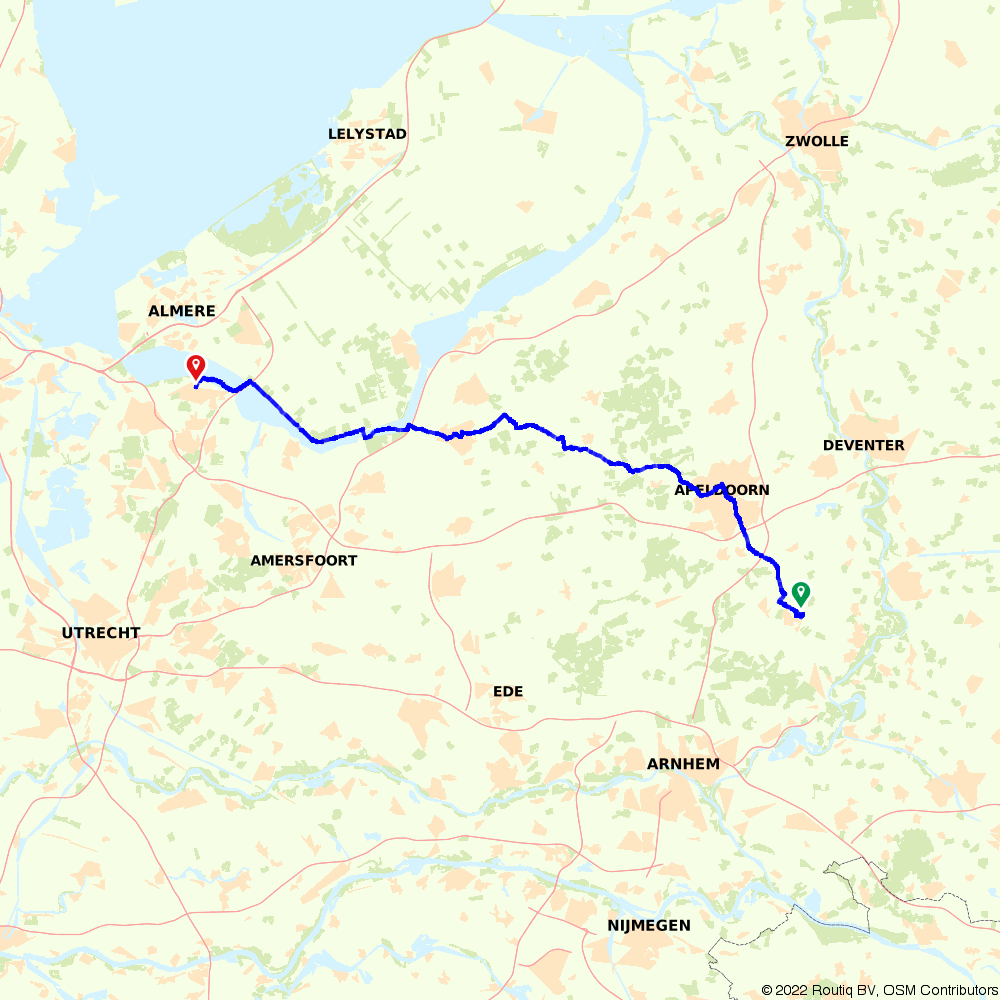 Van Eerbeek naar Huizen - Brummen - Fietsroute | Route.nl