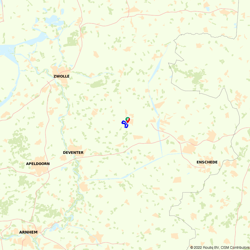 Nijverdal - Hellendoorn - Hiking route | Route.nl
