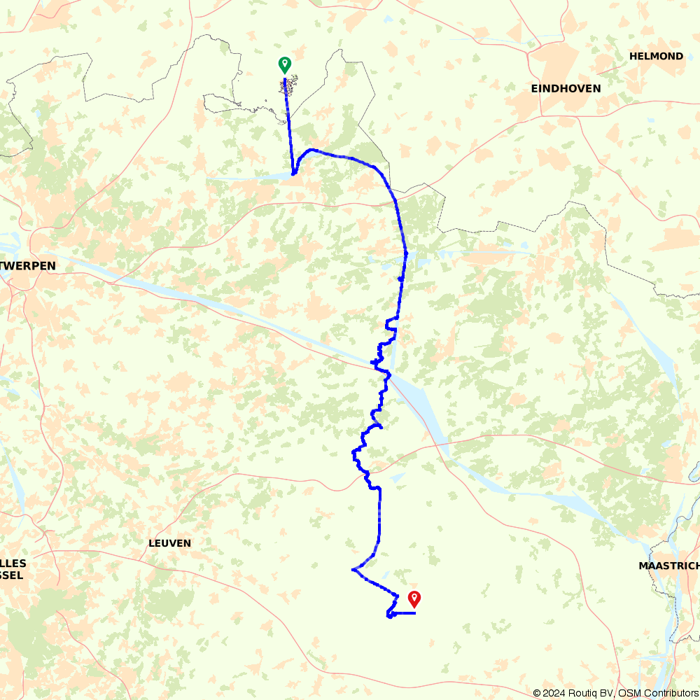 LF 35 Kempen-Haspengouw route - Baarle-Nassau - Cycling route | Route.nl