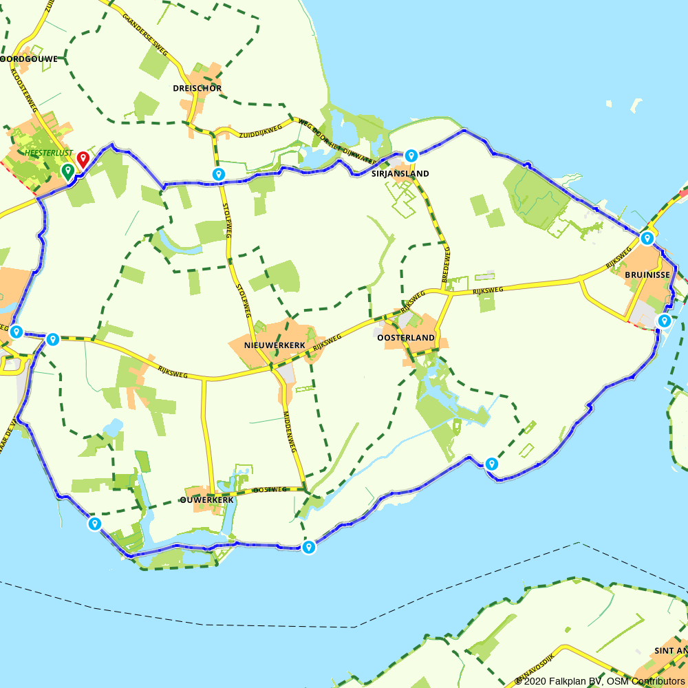 Schuddebeurs Bruinisse Zierikzee - Schouwen-Duiveland - Cycling route ...